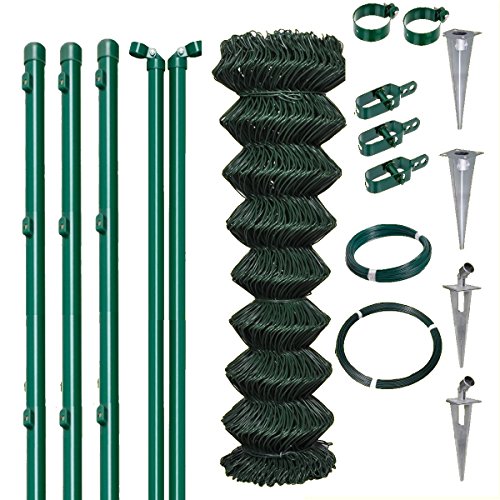 Maschendrahtzaun Set 150 Cm